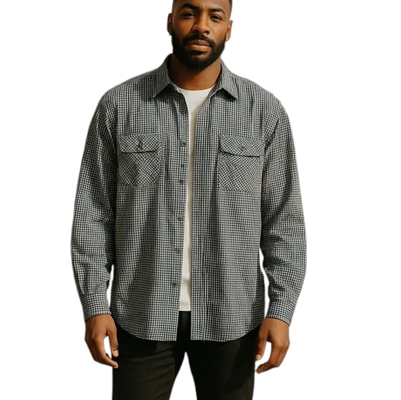 Ely Cattleman | Shirts | Ely Cattleman Mens Long Sleeve Pearl Snap ...